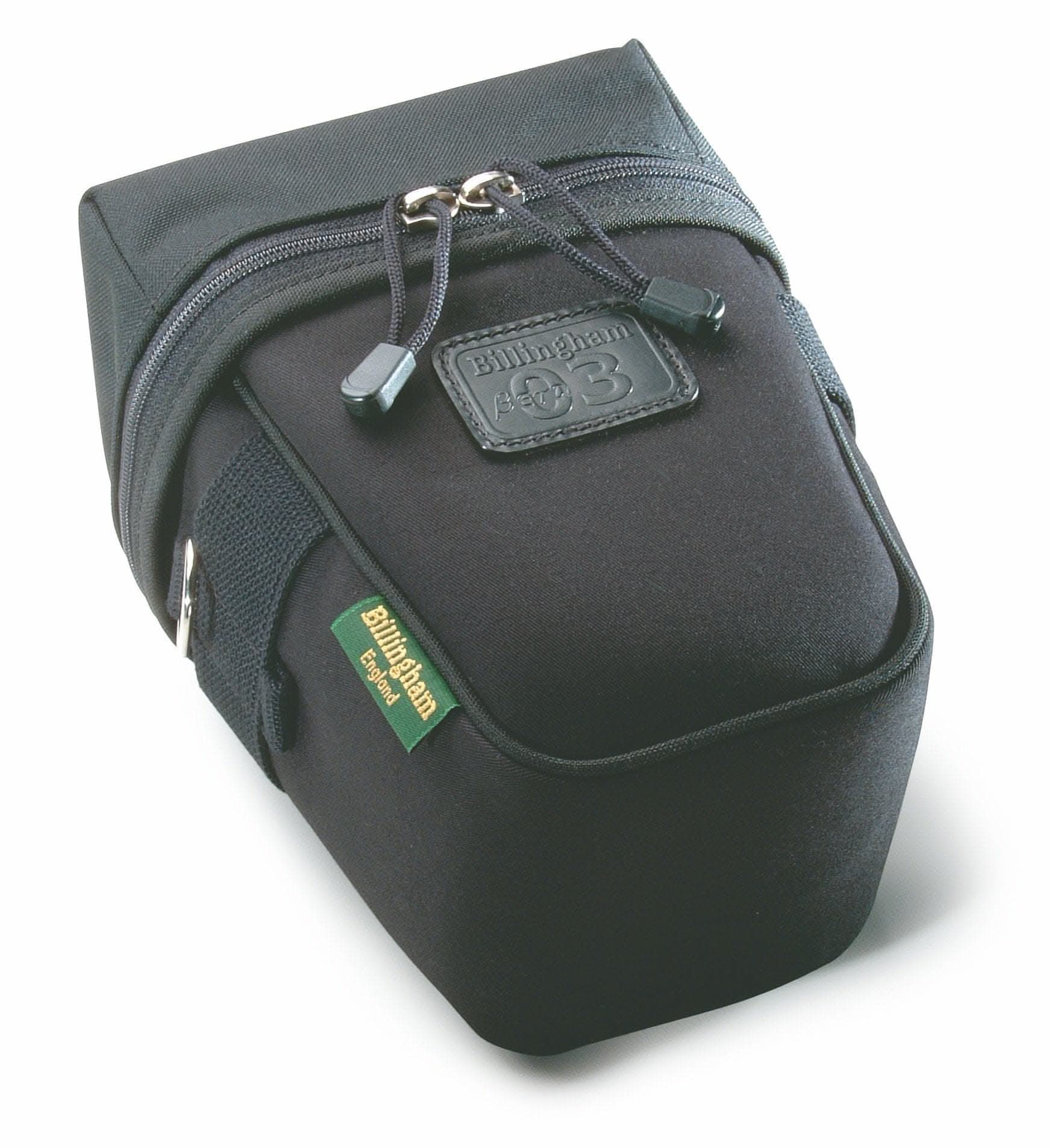 Billingham Beta Camera Pouch - Black Canvas / Black Leather / 06 ...