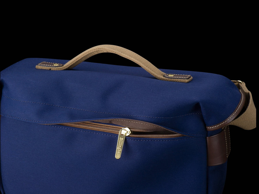Billingham Hadley Pro Camera Bag - Navy Canvas / Navy Leather ...