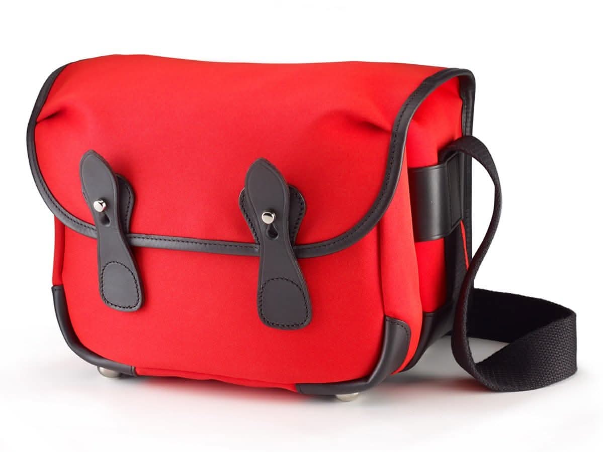 Billingham L2 Camera Bag - Neon Red Canvas / Black Leather (Black ...